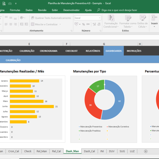 Planilha de Manutenção Preventiva em Excel - Planilhas Prontas Planilha de Manutenção Preventiva em Excel - Planilhas Prontas