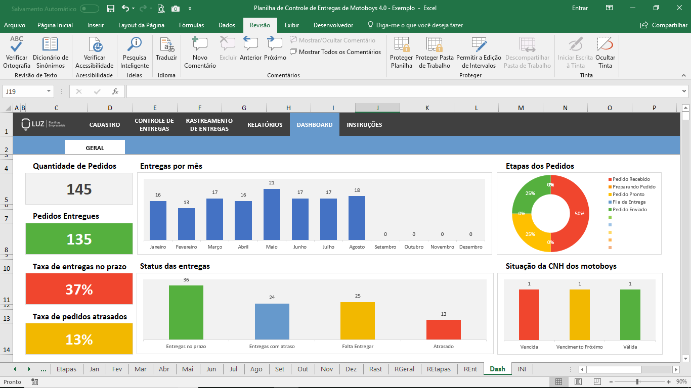 Planilha de Cronômetro Pomodoro em Excel - Planilhas Prontas