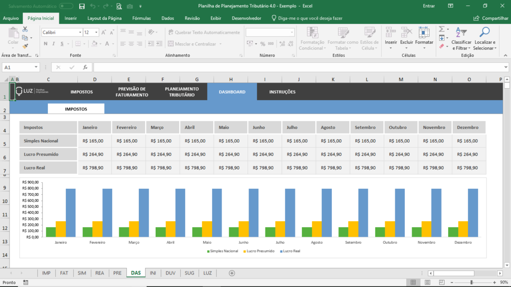 Planilha Planner Pessoal em Excel - Planilhas Prontas
