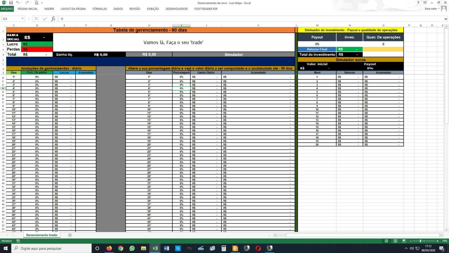 Planilhas Prontas Gratis