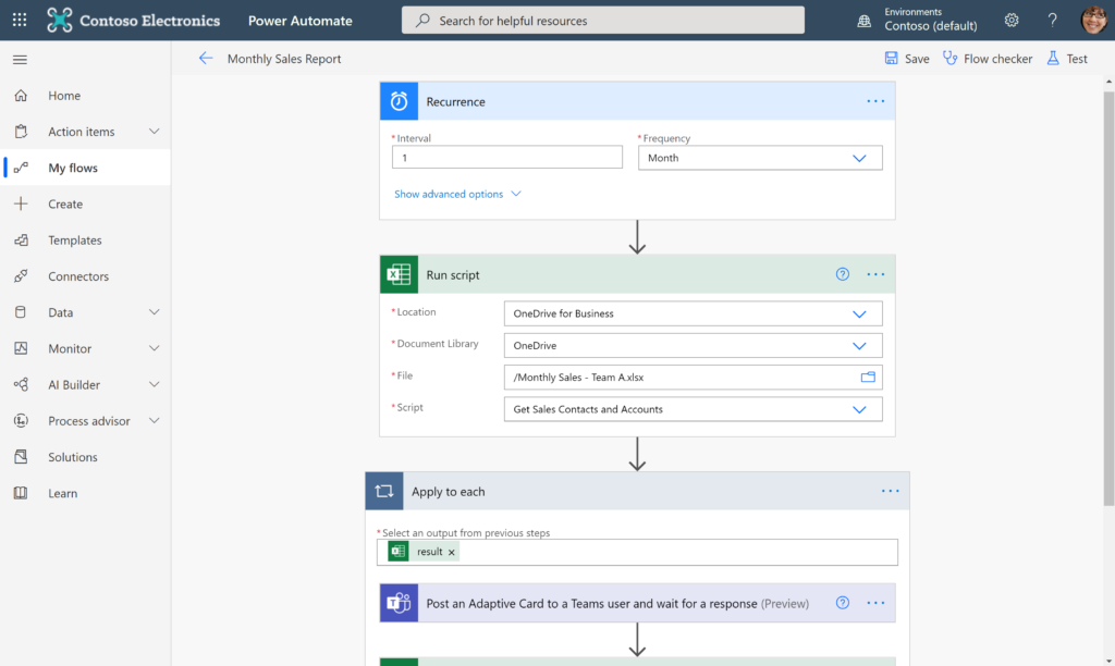 Scripts do Office agora estão geralmente disponíveis no Excel para a ...