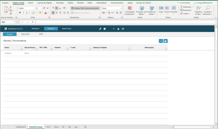 Planilha de Controle de Nota Fiscal em Excel - Planilhas Prontas